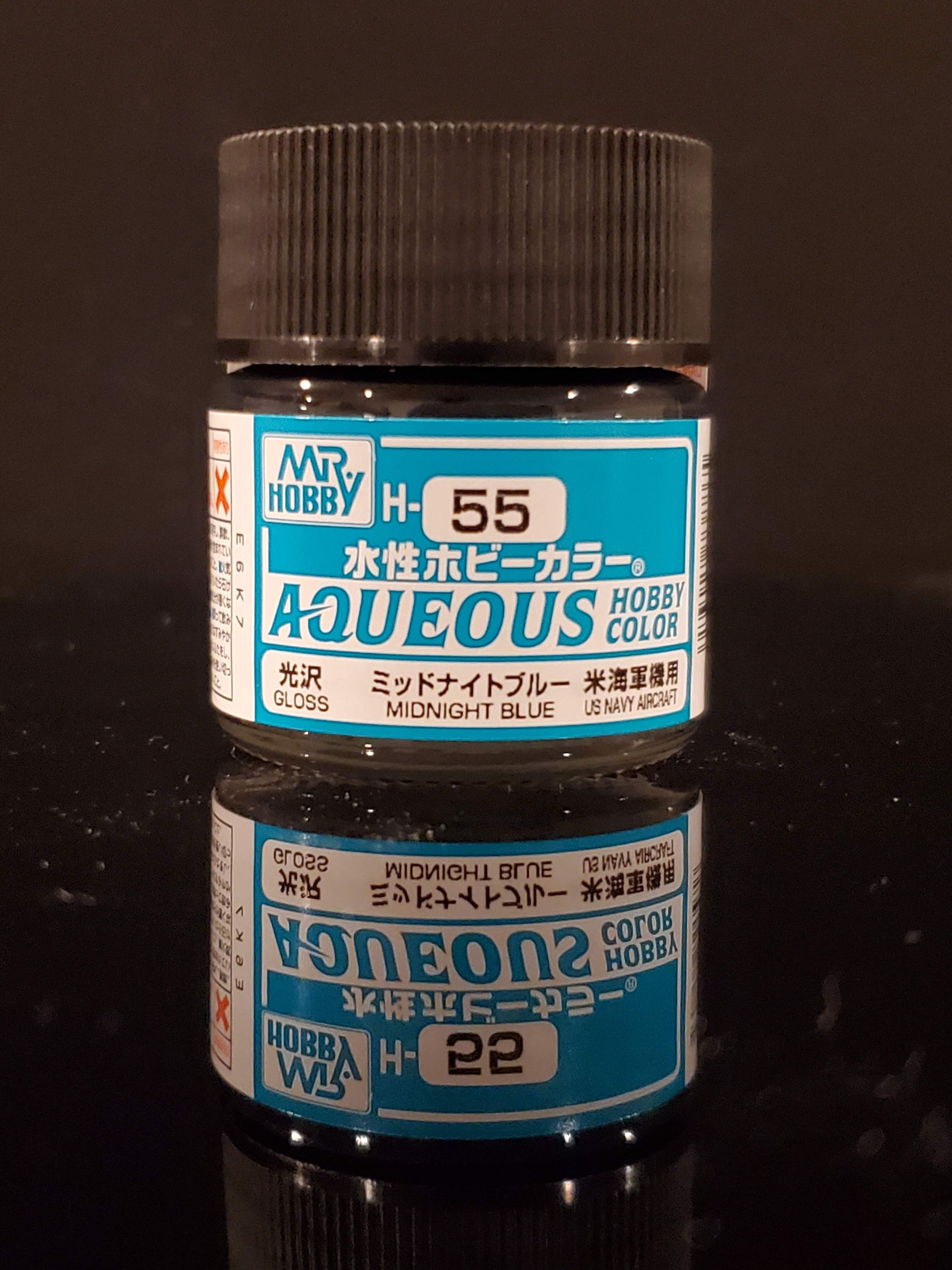 Supplies: Mr. Color Aqueous H55 (Gloss Midnight Bllue) 10ml